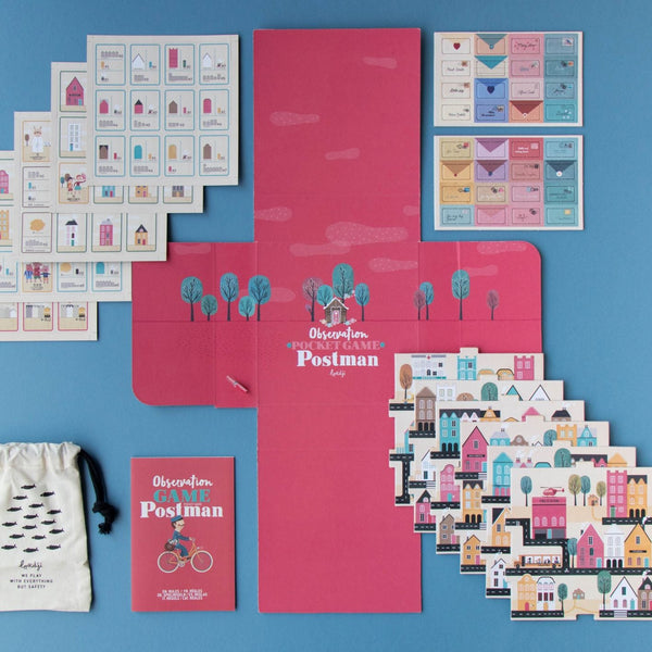 Londji Postman game: a travel size game of observation – Sensorium Toys